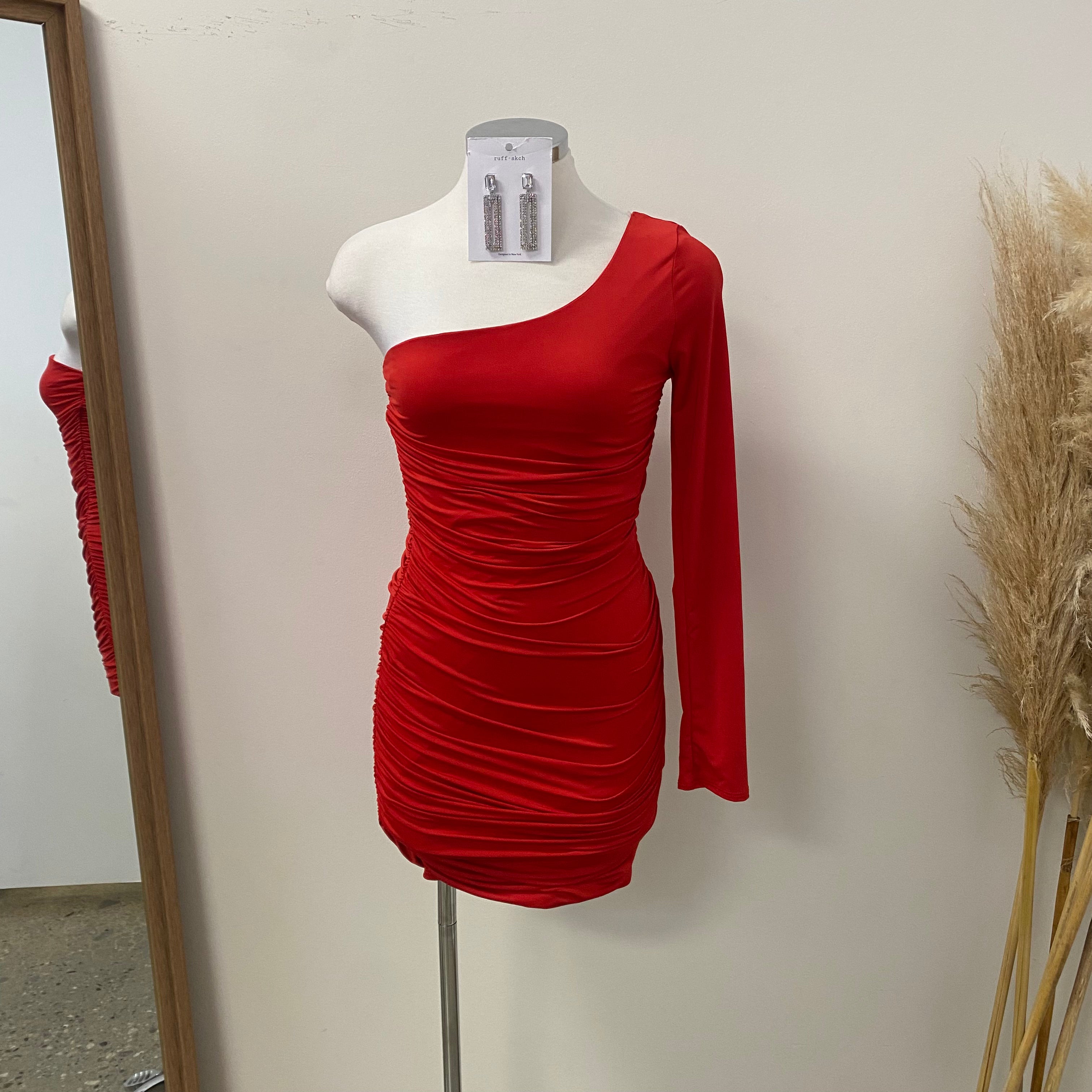 Anya Dress-One shoulder – M & S FASHION